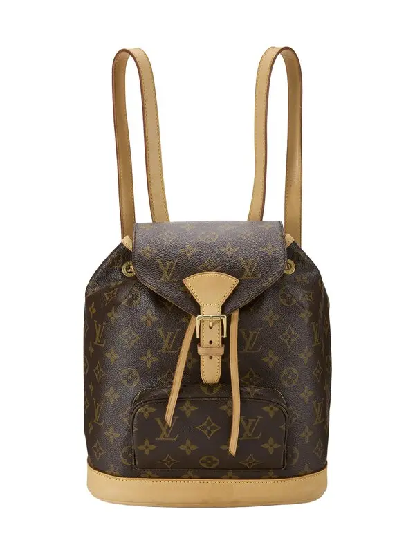 LOUIS VUITTON Monogram Montsouris Backpack - Brown