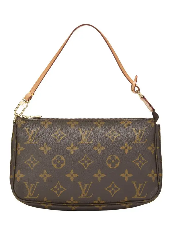LOUIS VUITTON Monogram Pochette Accessoires - Brown