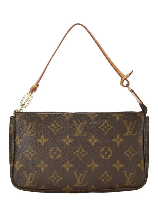 LOUIS VUITTON Monogram Pochette Accessoires - Brown
