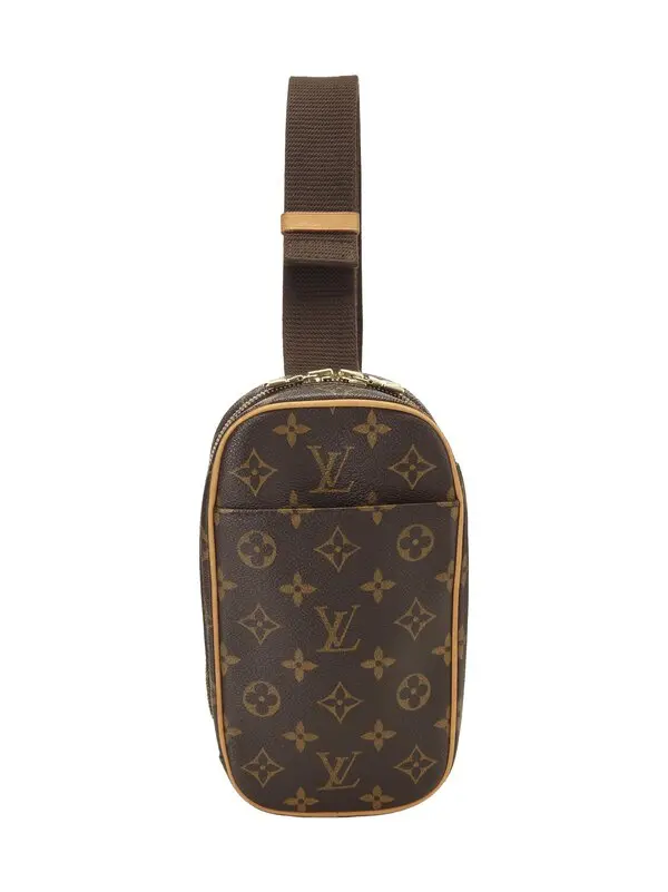 LOUIS VUITTON Monogram Pochette Gange - Brown