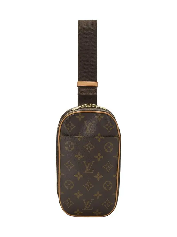 LOUIS VUITTON Monogram Pochette Gange - Brown