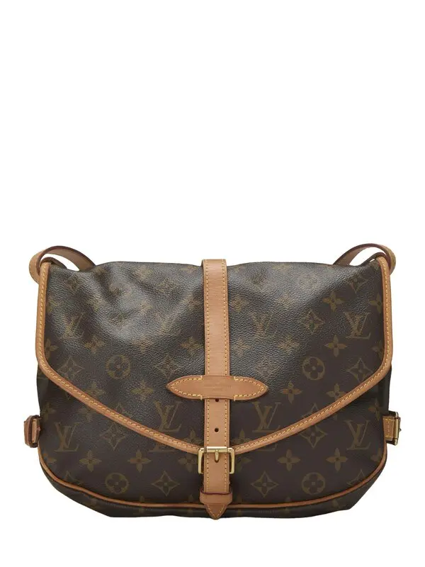 LOUIS VUITTON Monogram Saumur 30 - Brown