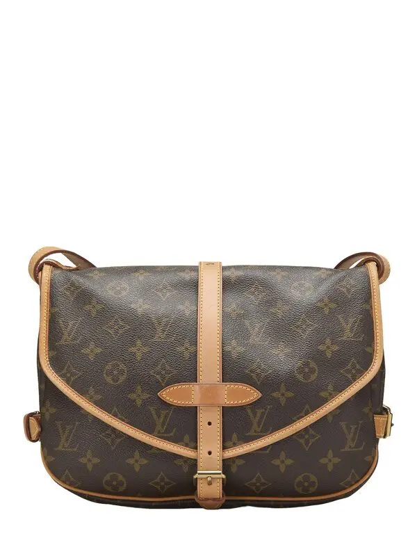 LOUIS VUITTON Monogram Saumur 30 - Brown