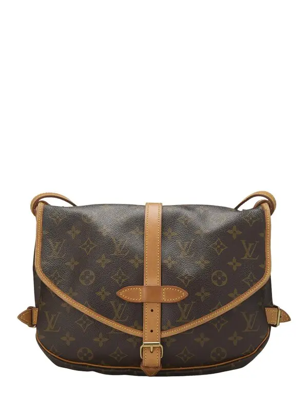 LOUIS VUITTON Monogram Saumur 30 - Brown