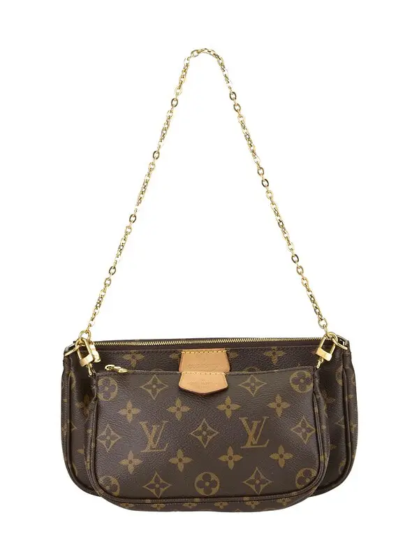 LOUIS VUITTON Monogram Multi Pochette Accessoires - Brown