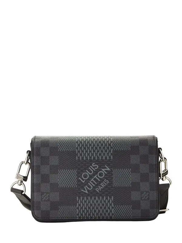 LOUIS VUITTON Damier Graphite 3d Studio Messenger - Black
