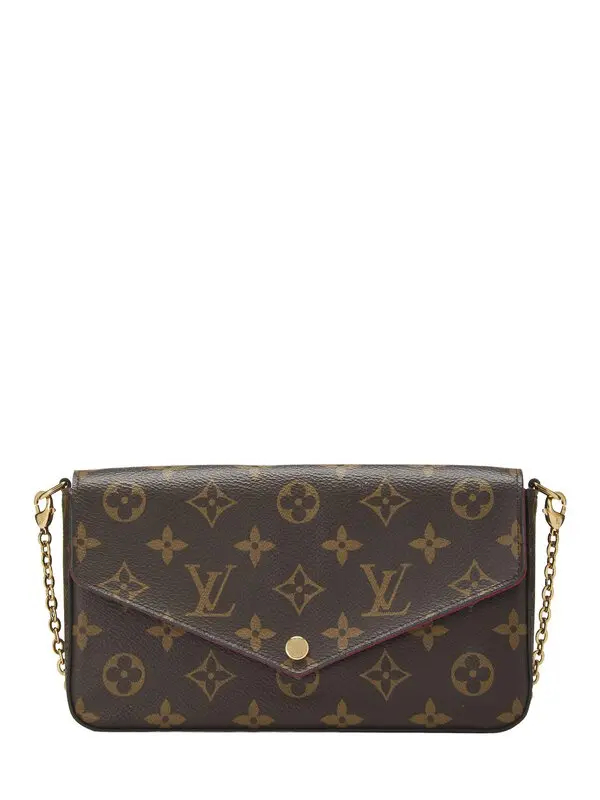 LOUIS VUITTON Monogram Pochette Felicie - Brown