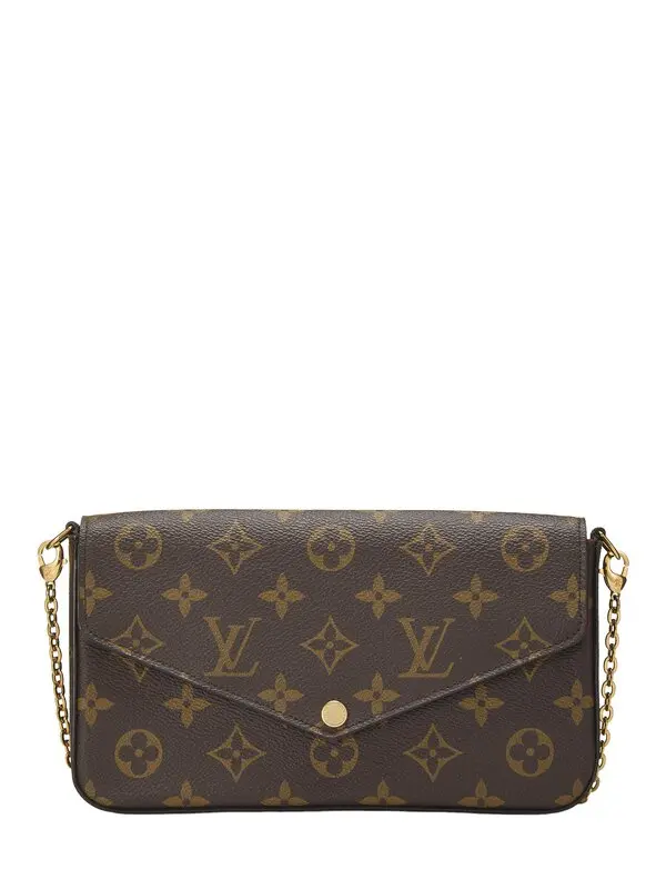 LOUIS VUITTON Monogram Pochette Felicie - Pink
