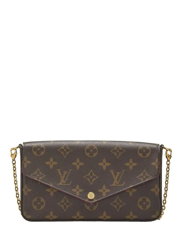 LOUIS VUITTON Monogram Pochette Felicie - Pink