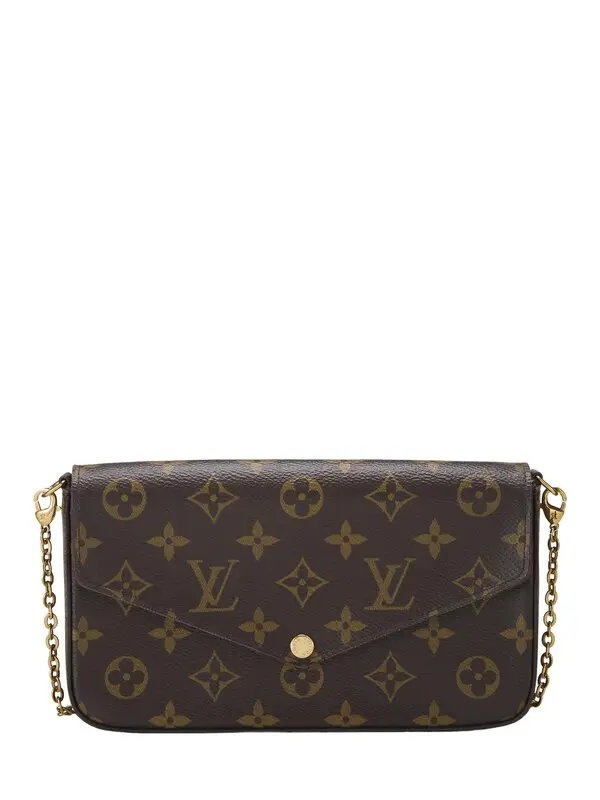 LOUIS VUITTON Monogram Pochette Felicie - Purple