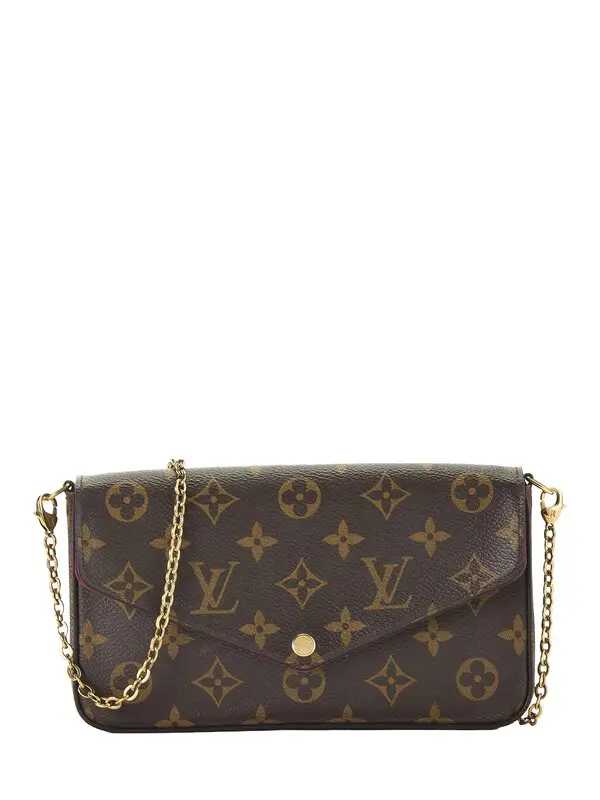 LOUIS VUITTON Monogram Pochette Felicie - Purple