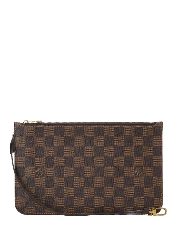 LOUIS VUITTON Damier Ebene Neverfull Pouch Nm - Brown
