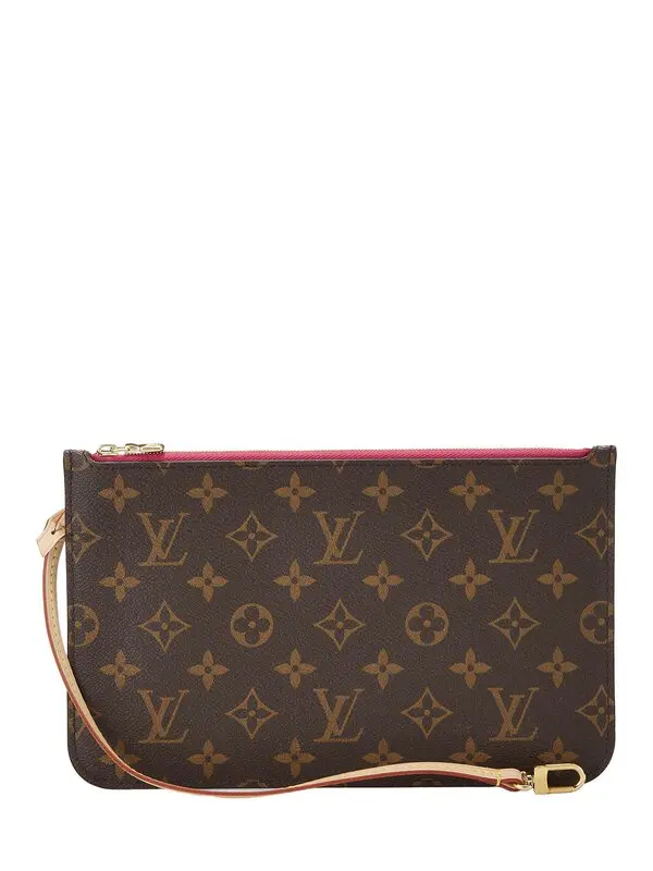 LOUIS VUITTON Monogram Neverfull Pouch - Pink