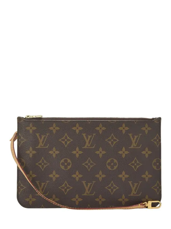LOUIS VUITTON Monogram Neverfull Pouch - Purple