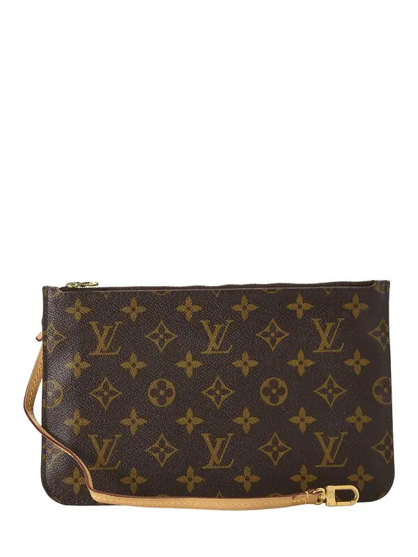 LOUIS VUITTON Monogram Neverfull Pouch - Yellow