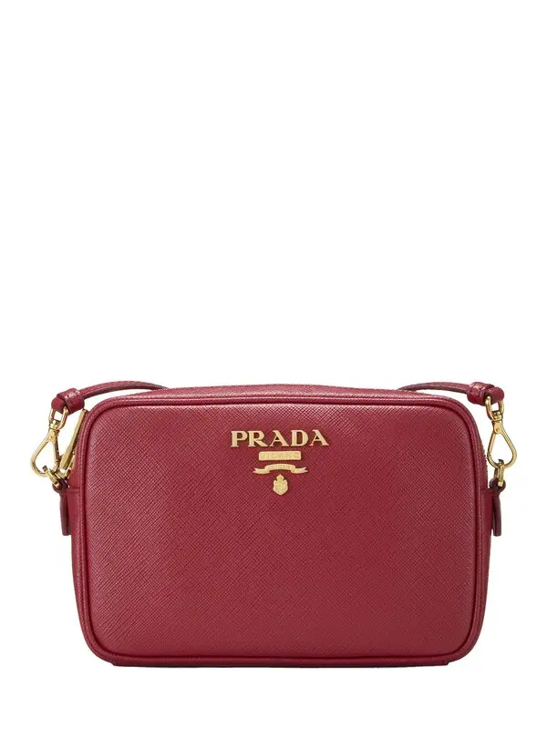 Prada Saffiano Leather Camera Bag - Red