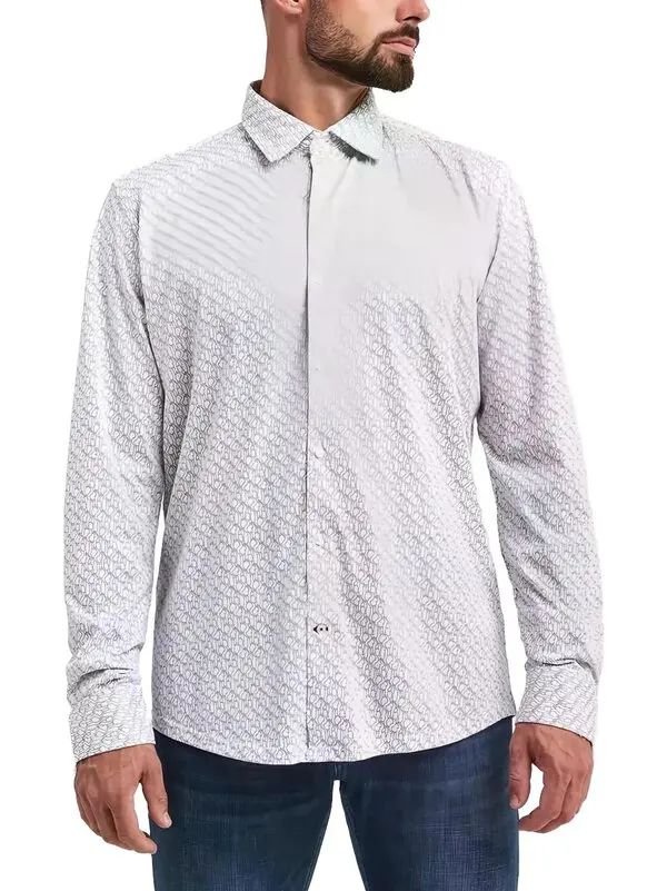 JOOP! Logo-print Long-sleeve Shirt - White