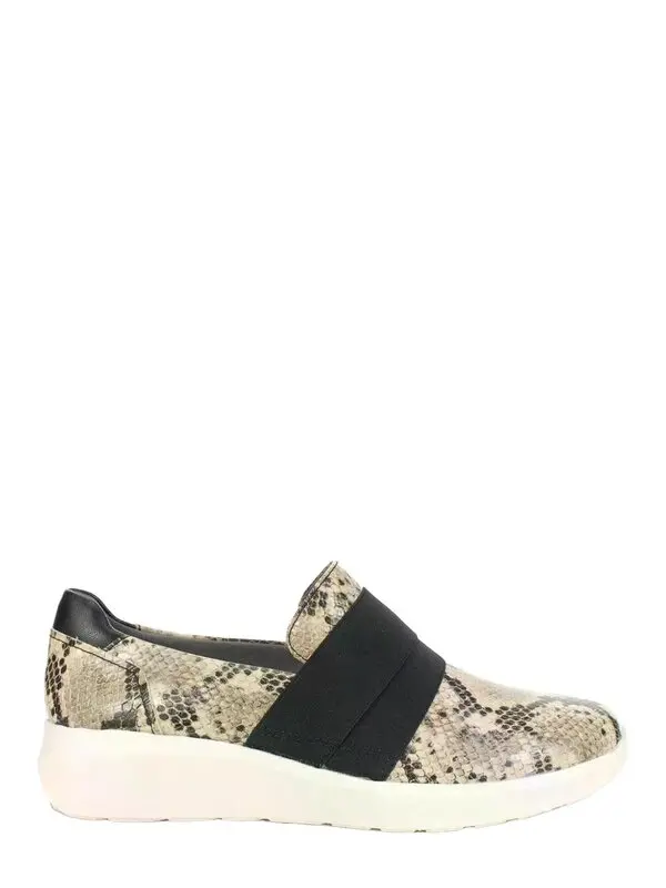 Clarks Snake Print Slip-on - Neutrals