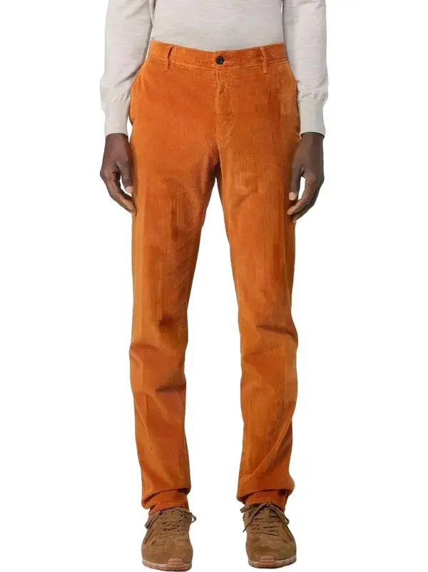 Incotex Corduroy Trousers - Orange