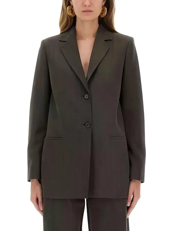 Moschino Single-breasted Blazer - Grey