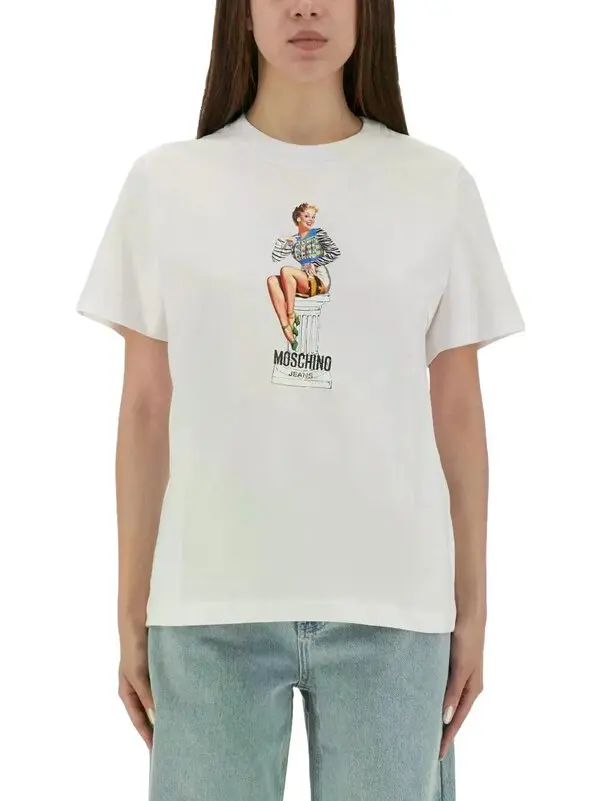 Moschino Graphic Print T-shirt - White