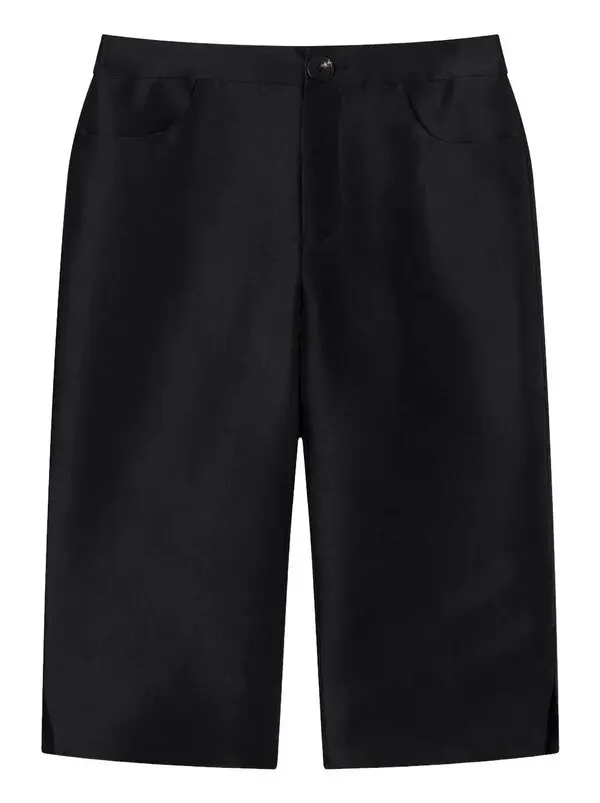 SHUSHU/TONG Side-split Shorts - Black