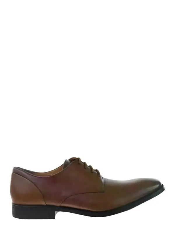 Clarks Gilman Plain Lace-up Shoes - Brown