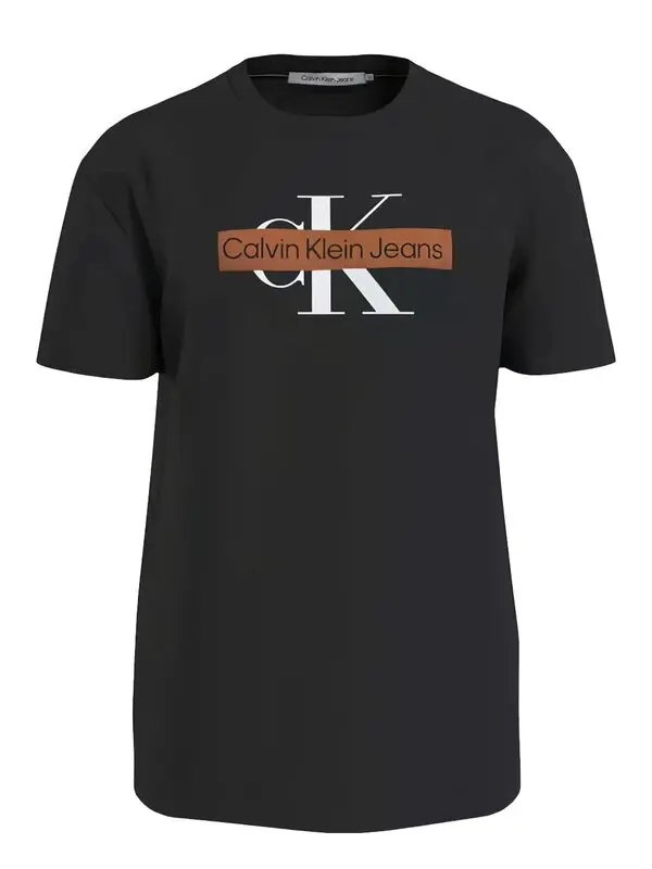 Calvin Klein Logo-print T-shirt - Black