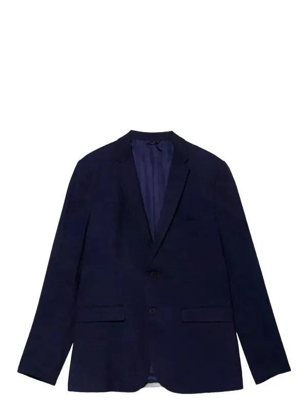 Sisley Buttoned Single-breasted Suit - Blue
