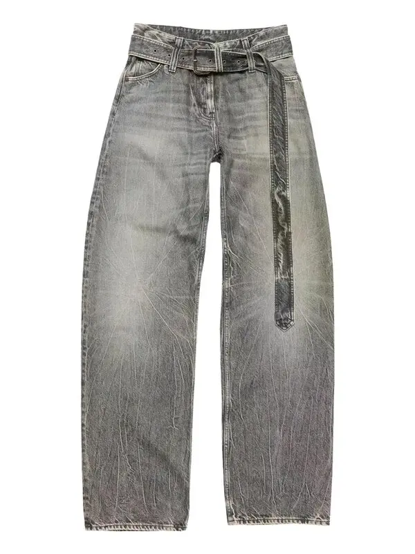 Acne Studios Belted Jeans - Grey