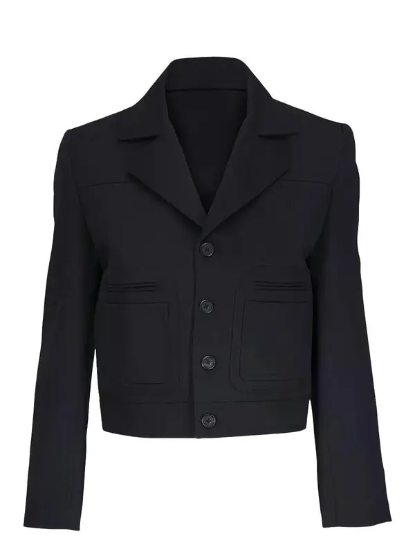 NILI LOTAN Georgy Button-fastening Jacket - Black