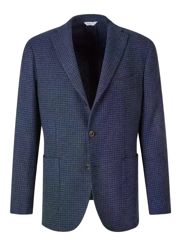 Boglioli Notched Wool Jacket - Blue