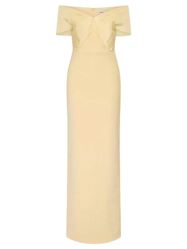 Rebecca Vallance Aubriella Off-shoulder Dress - Neutrals