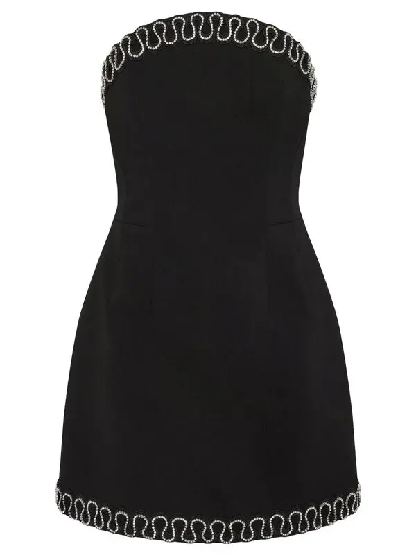 Rebecca Vallance Nyx Strapless Mini Dress - Black