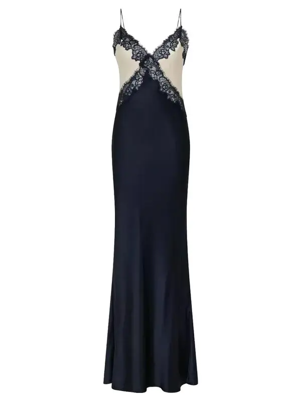 Rebecca Vallance Aumoe Lace Maxi Dress - Blue