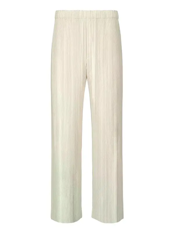 Issey Miyake Pleated Trousers - Neutrals