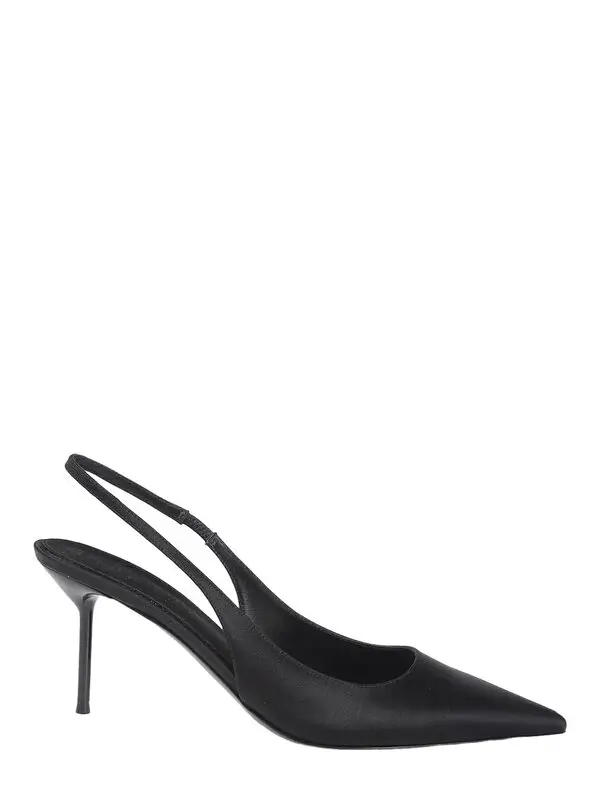 Paris Texas 70mm Slingback Heeled Pumps - Black
