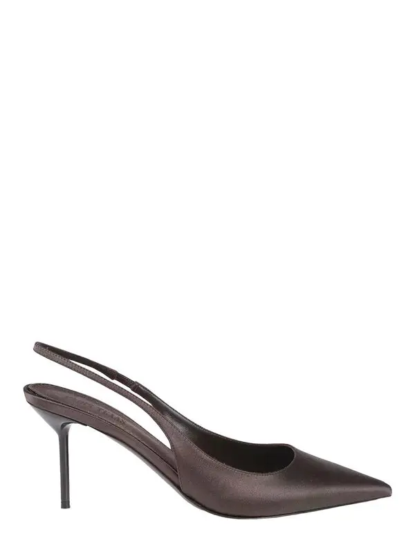 Paris Texas 70mm Slingback Heeled Pumps - Brown