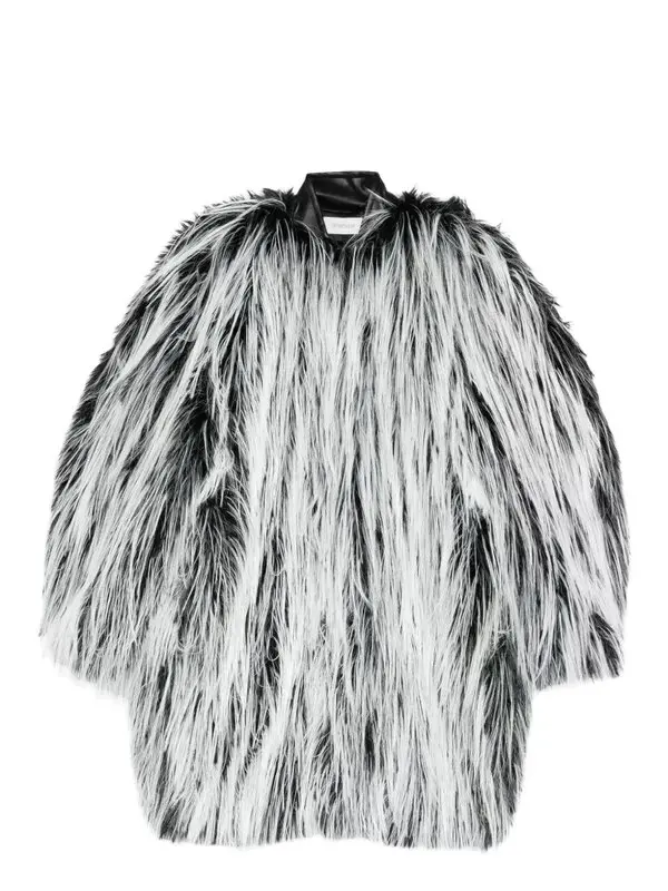 Sportmax Runway Faux-fur Coat - White