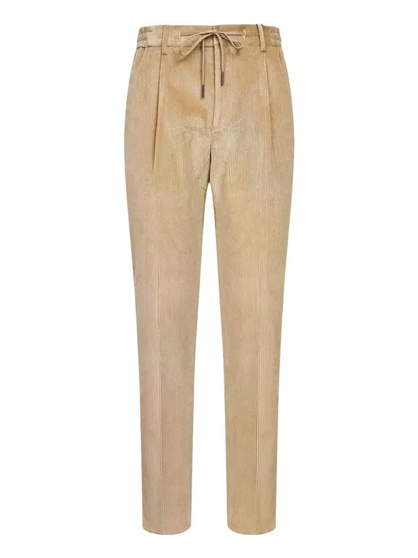 Tagliatore Elasticated Drawstring-waist Trousers - Neutrals