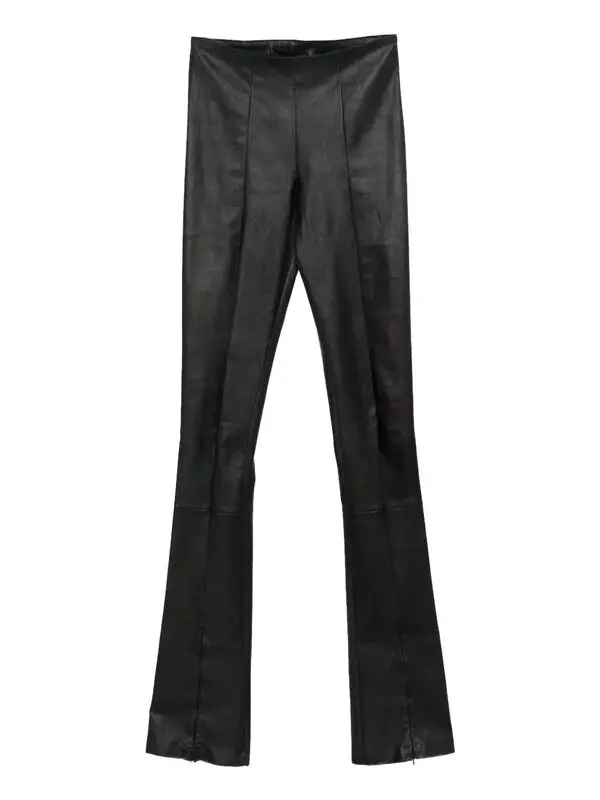 SALVATORE SANTORO Leather Trousers - Black
