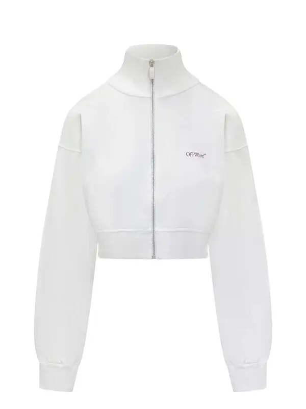 Off-White Arrow Zip-up Sweatshirt - White
