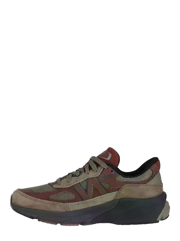 NEW BALANCE 990v6 Panelled Sneakers - Brown