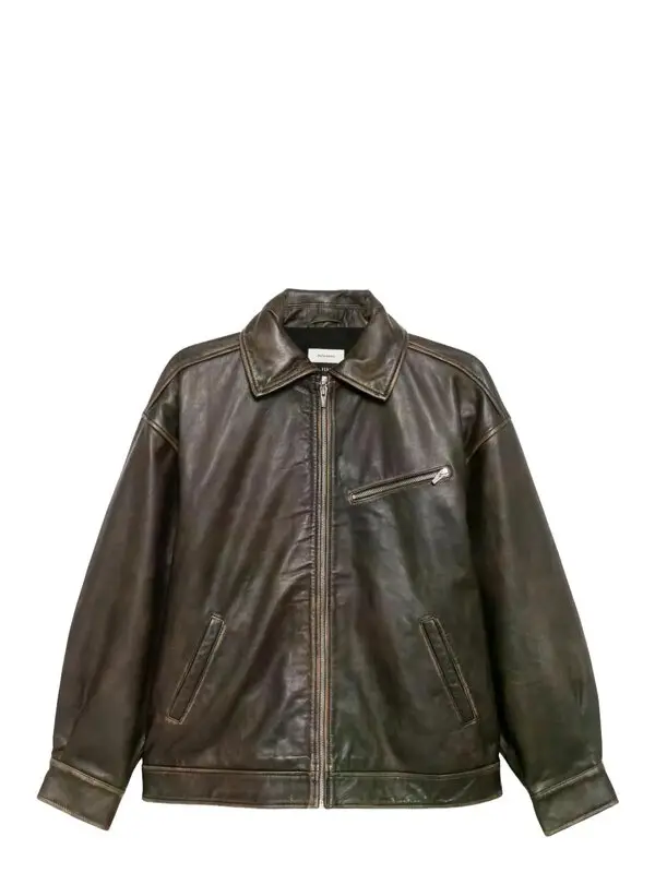 REFORMATION Bomber Jacket - Brown