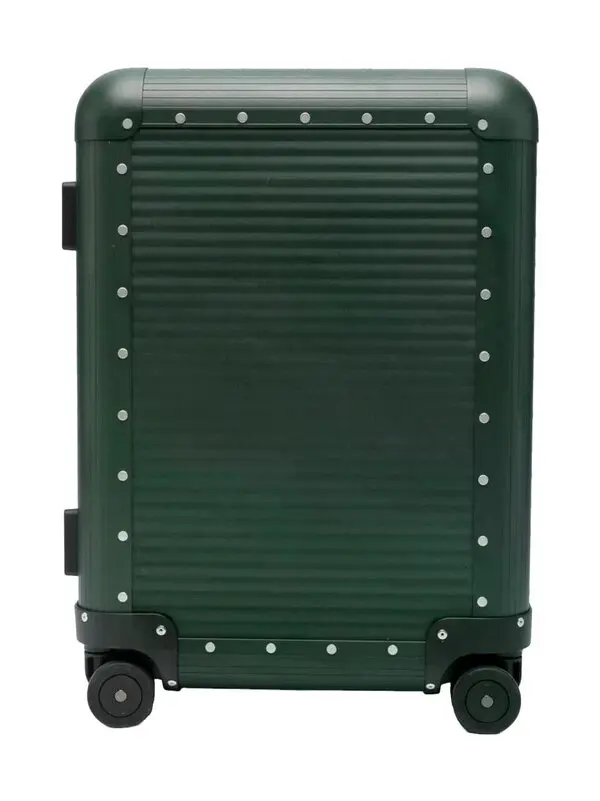 FPM MILANO Ribbed-panel Studded Trolley - Green
