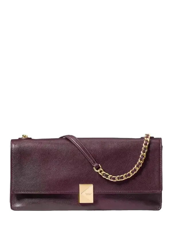 Kate Spade New York Soft Leather Shoulder Bag - Purple
