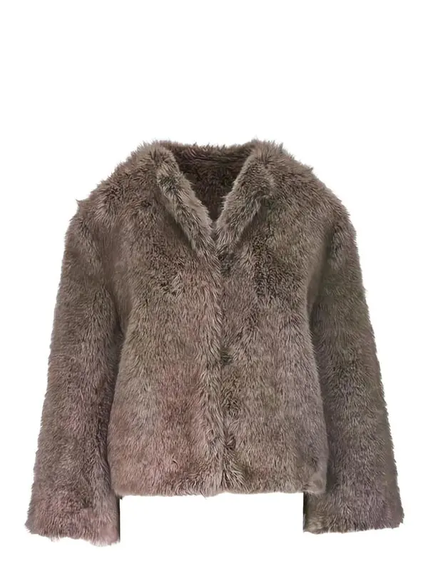Antonelli Firenze Krumiri Faux-fur Jacket - Brown