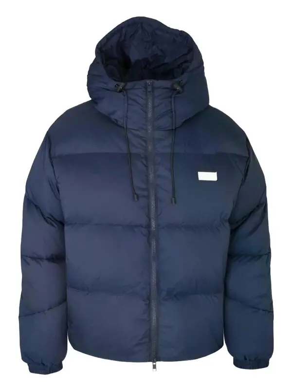 MSGM Hooded Down Jacket - Blue