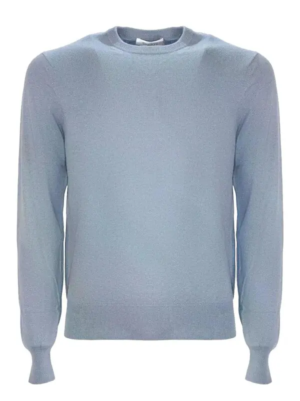 CRUCIANI Crew-neck Cashmere Sweater - Blue