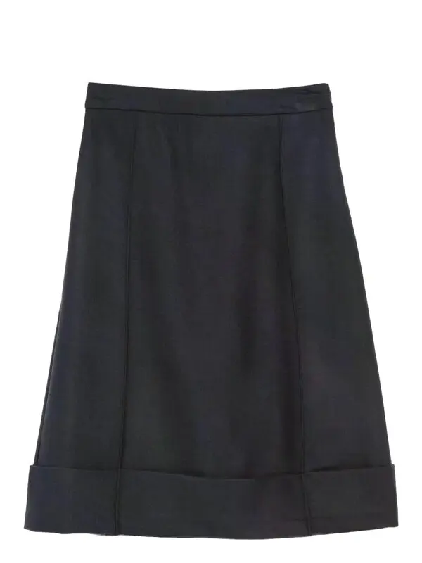 SEMICOUTURE Seam-embellished Skirt - Black